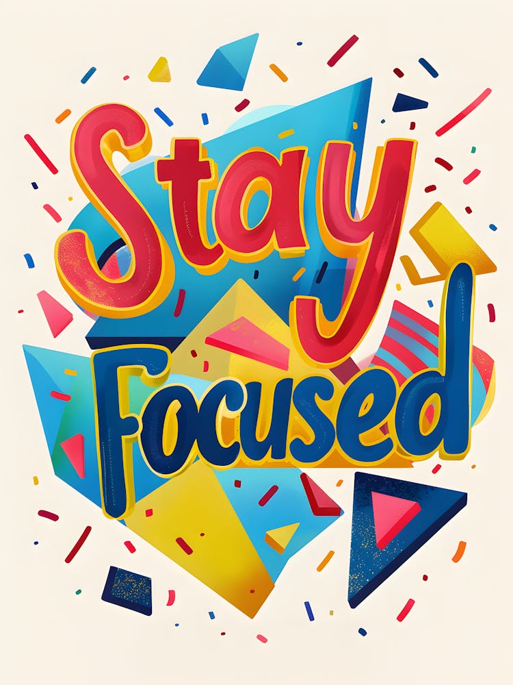 Stay Focused Art Print by BestArt – Fy!