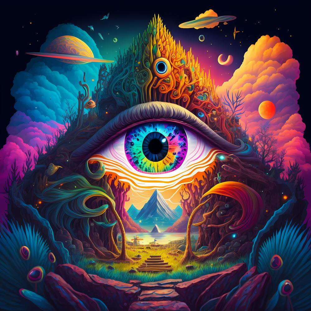 Trippy third eye Art Print by Trippyzora – Fy!