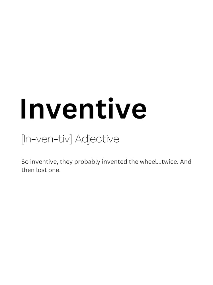 Inventive Definition Meaning Art Print by Kaigozen – Fy!
