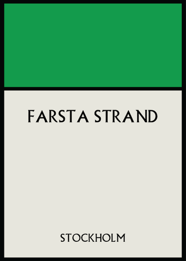 Farsta Strand Stockholm Sweden Art Print by Scandinavian Design – Fy!