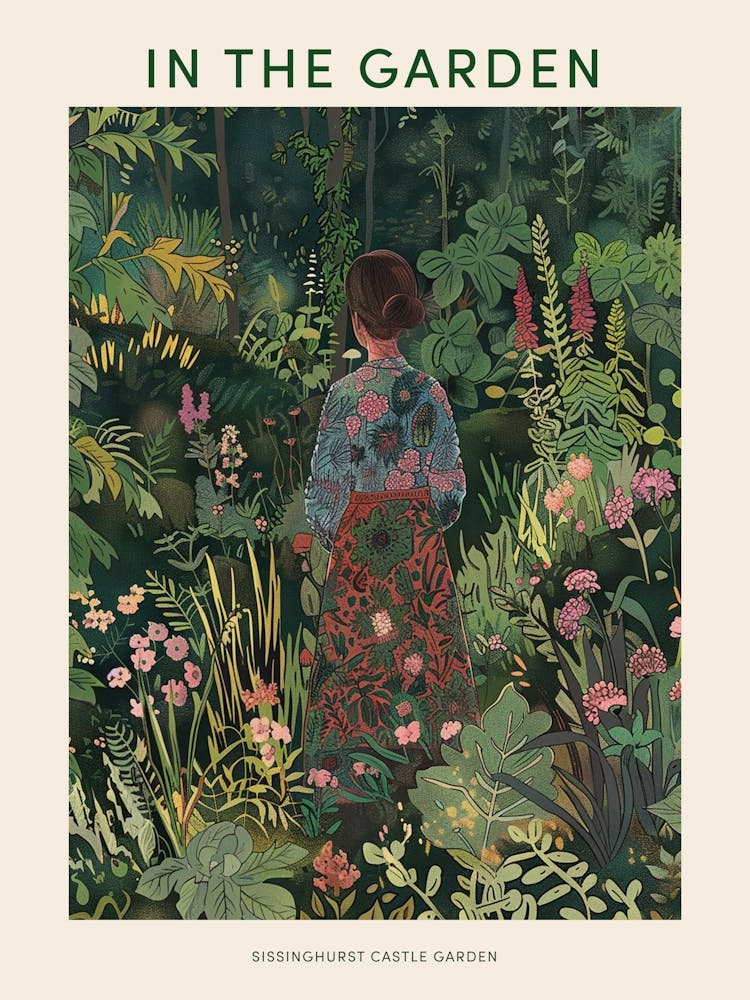 In The Garden Poster Sissinghurst Castle Garden United Kingdom 1 Art ...