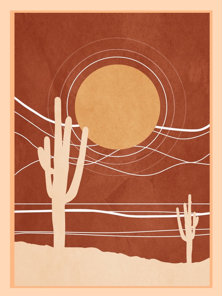 Desert Design 4 Art Print by Nadja – Fy!
