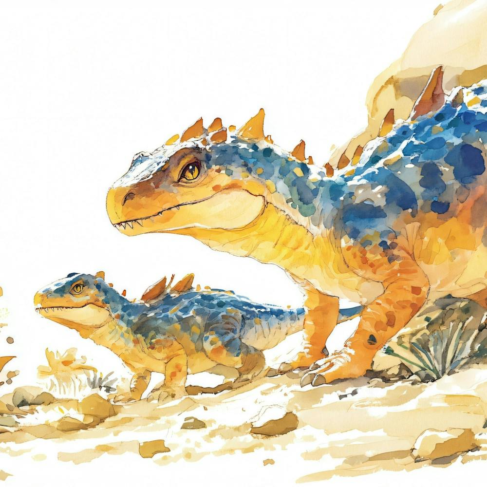 Dinosaur Lizards Art Print by ThatWorksMedia – Fy!