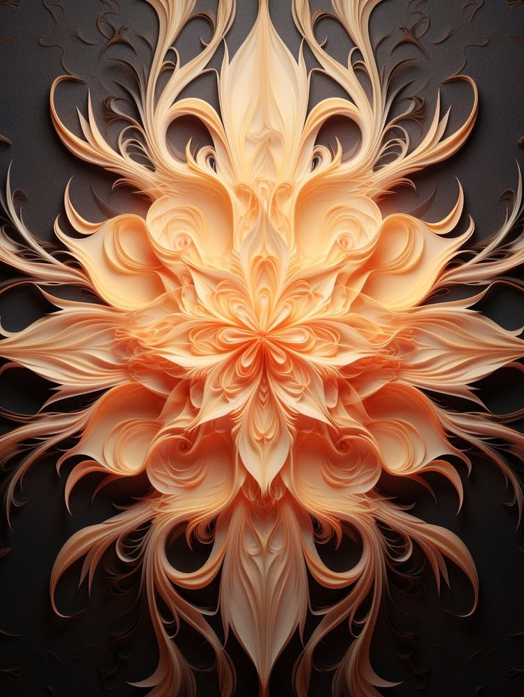 Fractal Geometry Abstract 6 Art Print by Abstract Art Expressions – Fy!