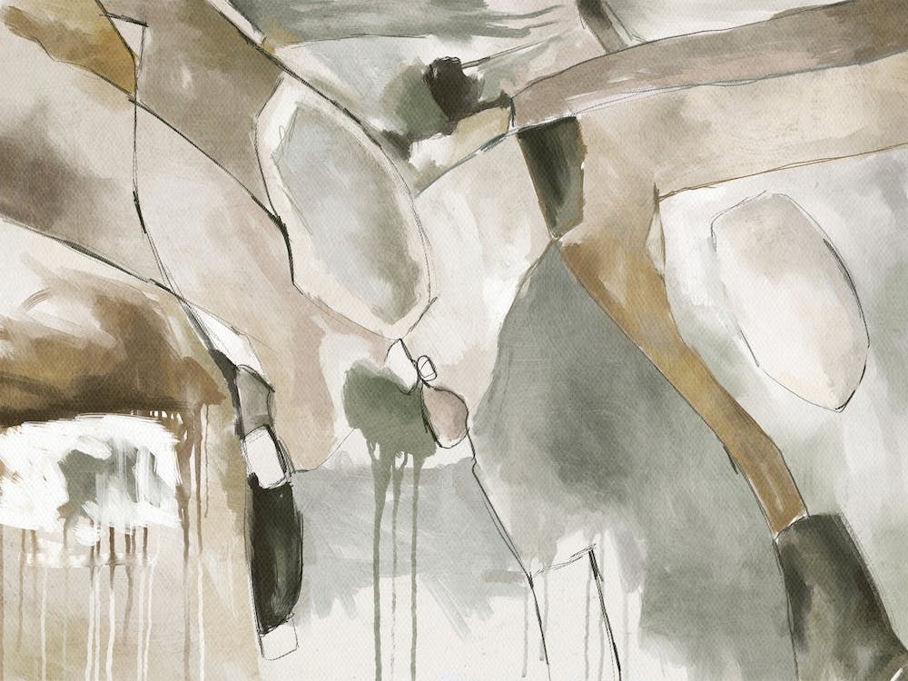 Abstraction in Brown Art Print by Shawn Conn Art – Fy!