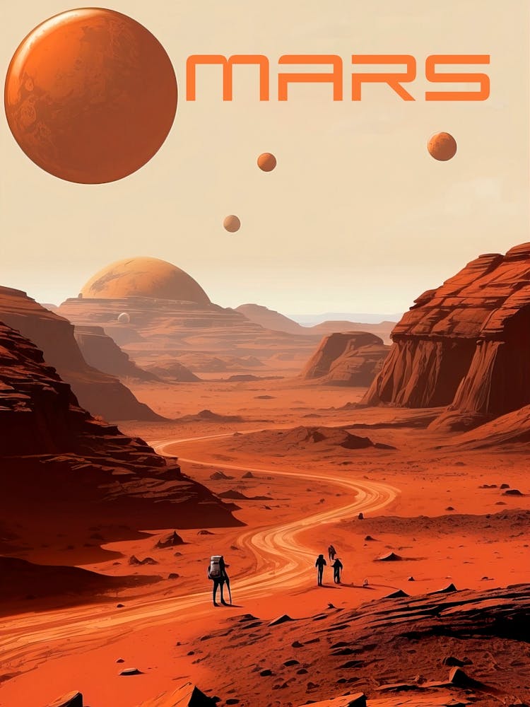 Mars poster Art Print by viart. – Fy!
