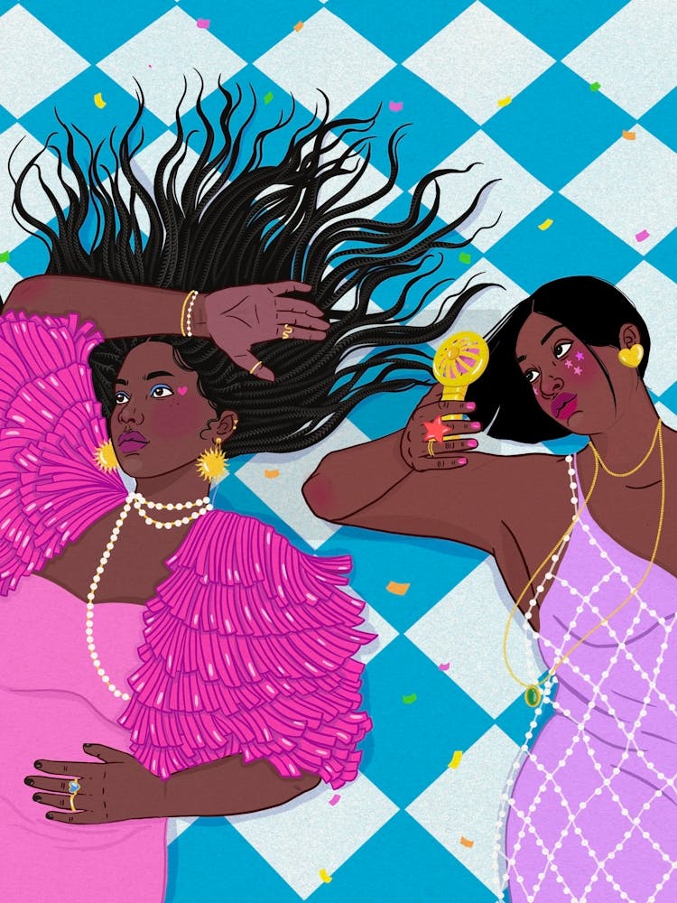 A night in Art Print by Mimi Moffie – Fy!