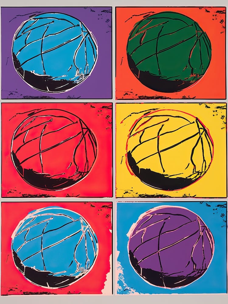 Volleyball Pop Art 2 Art Print by SportsArt Masters – Fy!