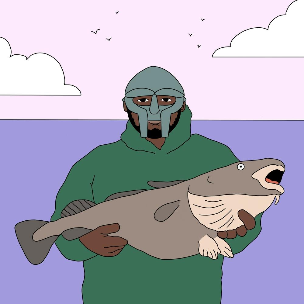 MF DOOM - Fish Fillet-O-Rapper Art Print by Fy!