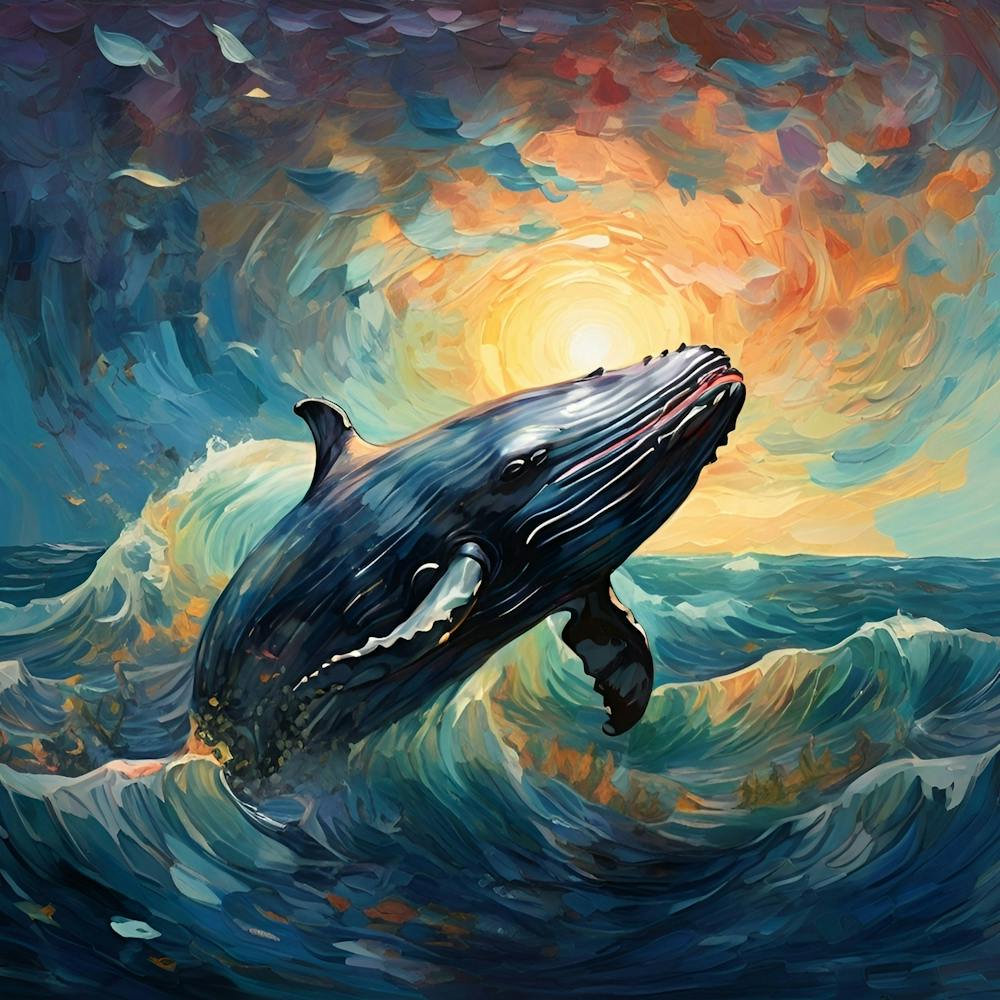 Humpback Whale Art Print by ZEZOO – Fy!