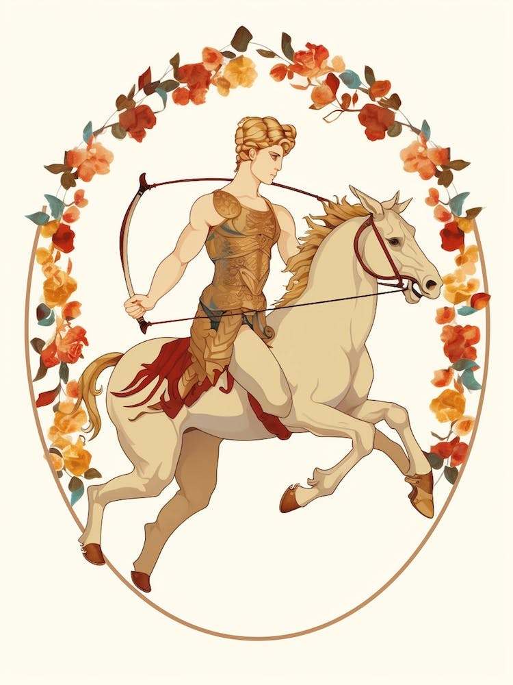 Centaur Realistic Illustration 1 Art Print by Achilles' Art Trove – Fy!