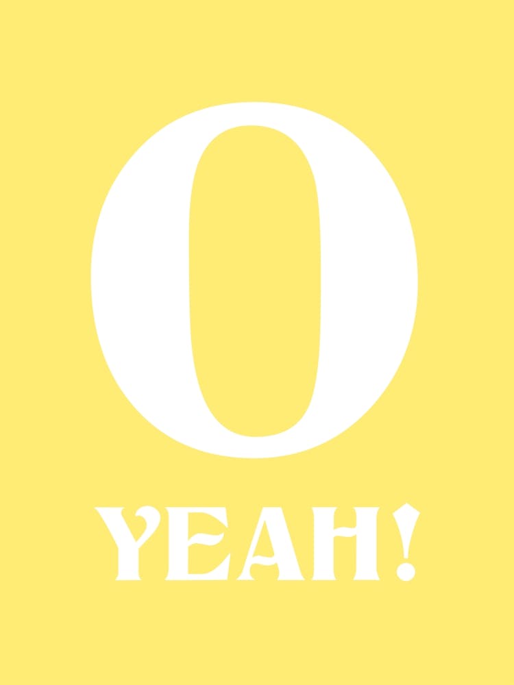 Oh Yeah - yellow Art Print by Fy!