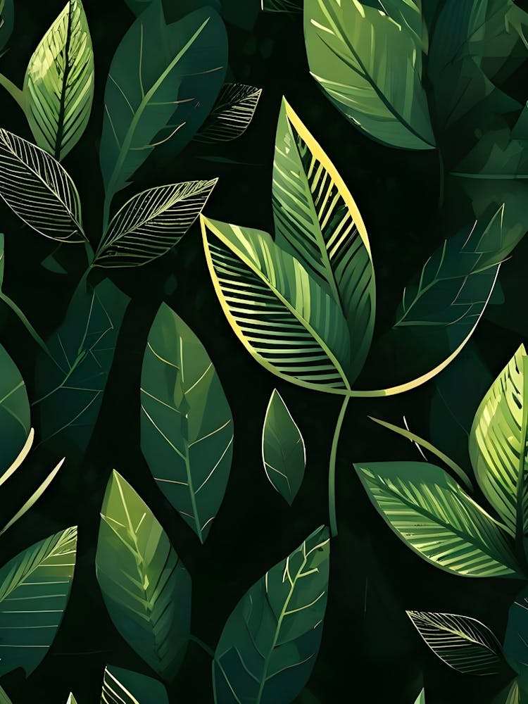 Geometric Nature Design A Pattern That Combines Geometric Shapes Art ...