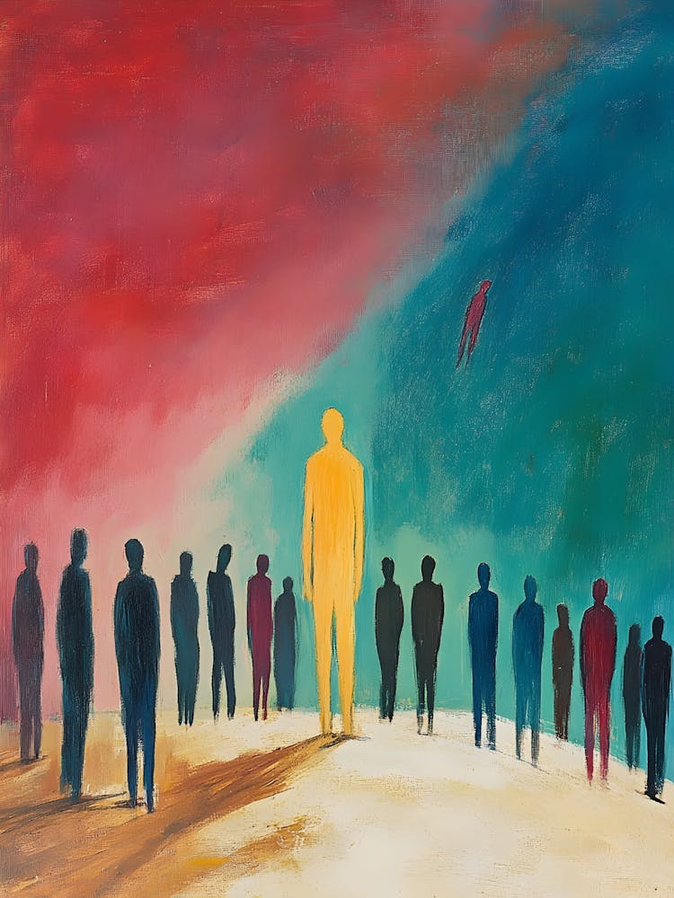 'The Yellow Man' Art Print by Artistry Aloft – Fy!