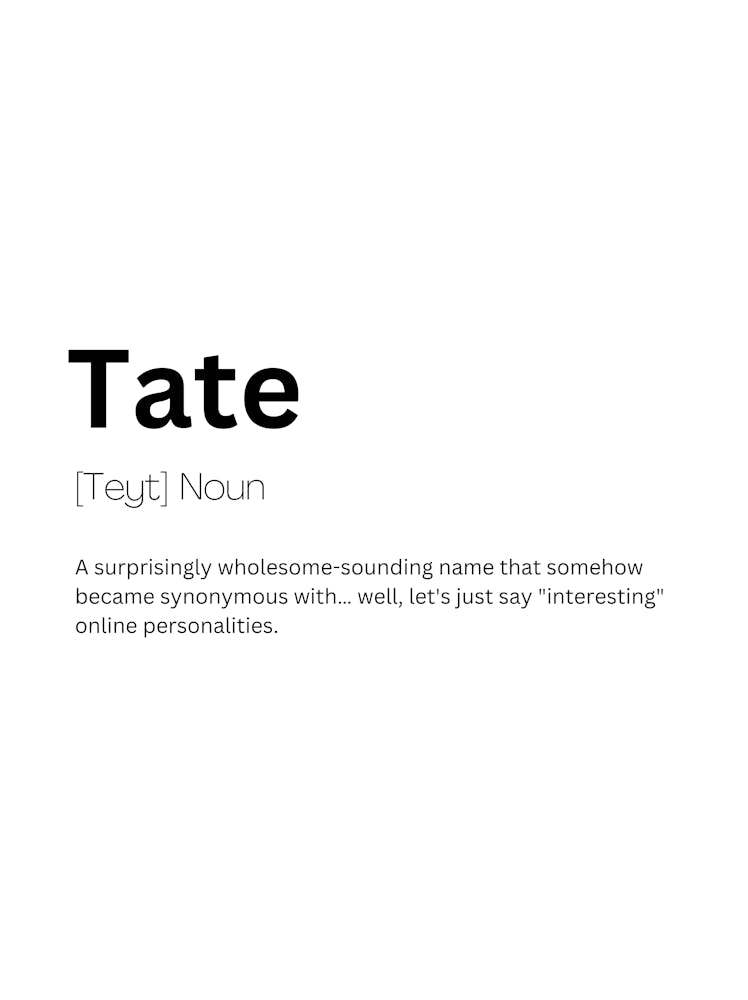 Tate Definition Meaning Art Print by Kaigozen – Fy!