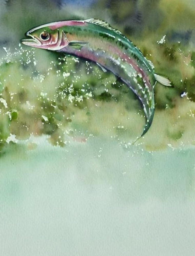 Hake Storybook Watercolour Art Print by Sea Life Prints – Fy!