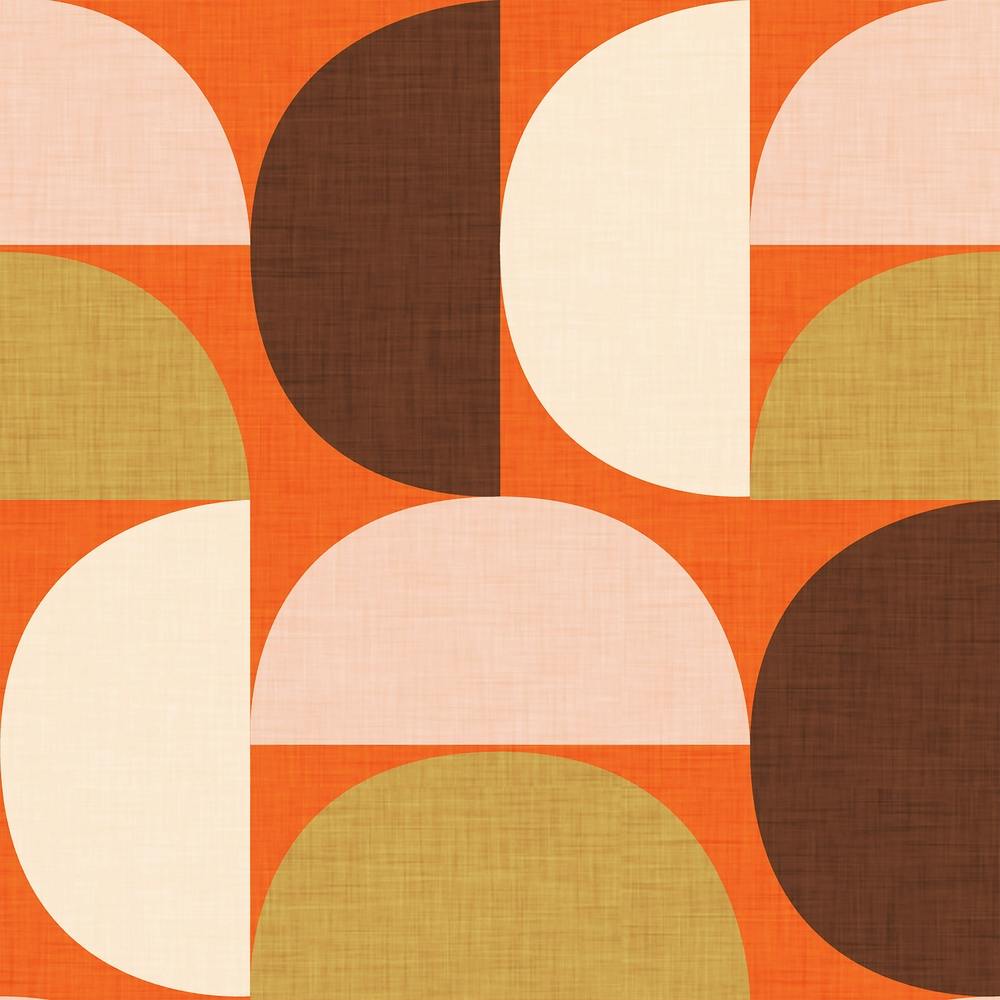 Mindfulness Mod Dot Orange Art Print by Susana Costa – Fy!