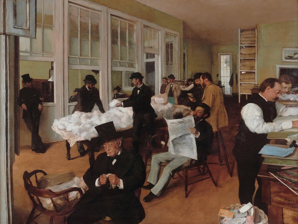 A Cotton Office In New Orleans, Edgar Degas Art Print by Fy! Classic ...
