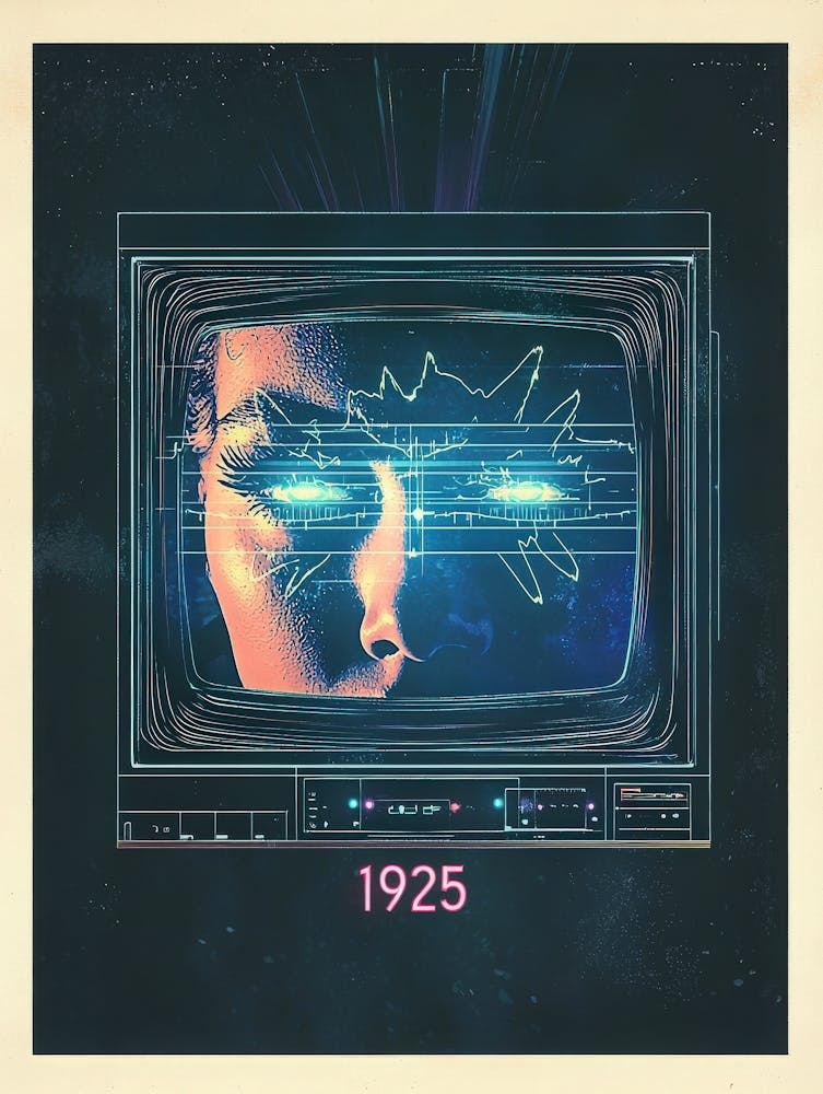 Aihrgdesign A Vintage Technology Poster Celebrating The First 8e5fb2a4 ...