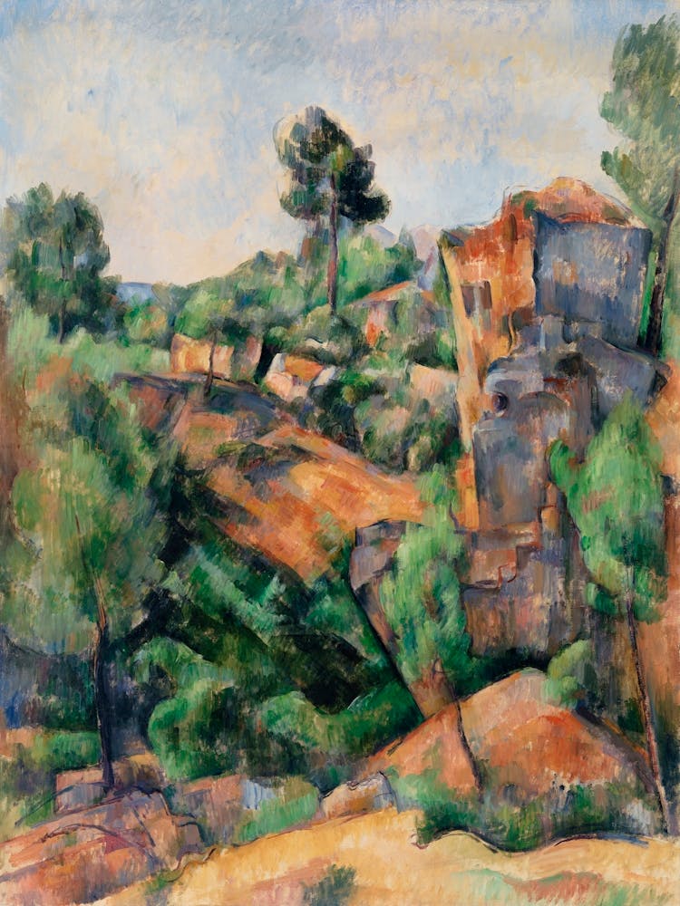 Bibémus Quarry, Paul Cézanne Art Print by Fy! Classic Art Prints and ...