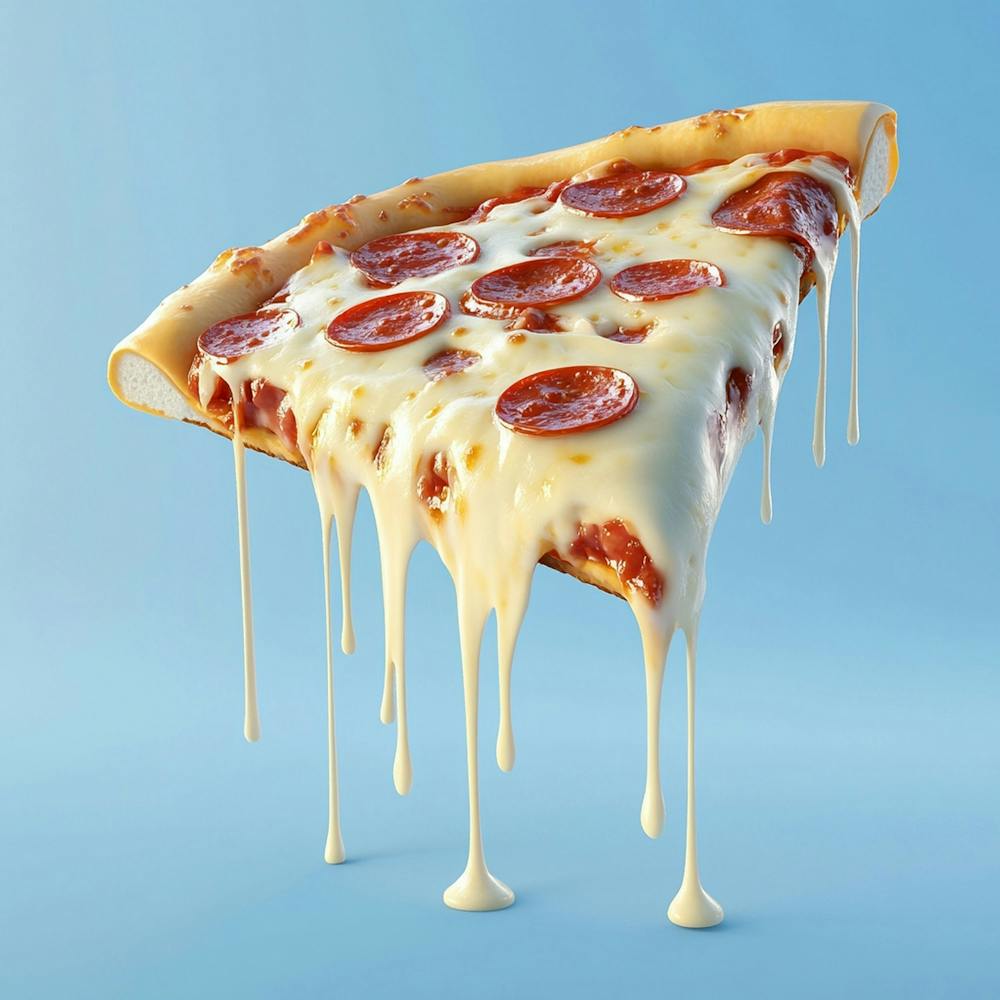 Pepperoni Pizza Art Print by Maxleron – Fy!