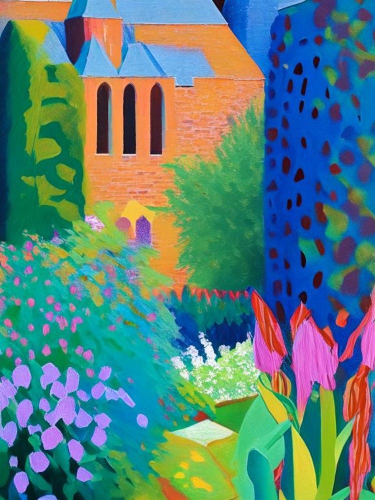 Sissinghurst Castle Garden, United Kingdom Abstract Still Life Art ...
