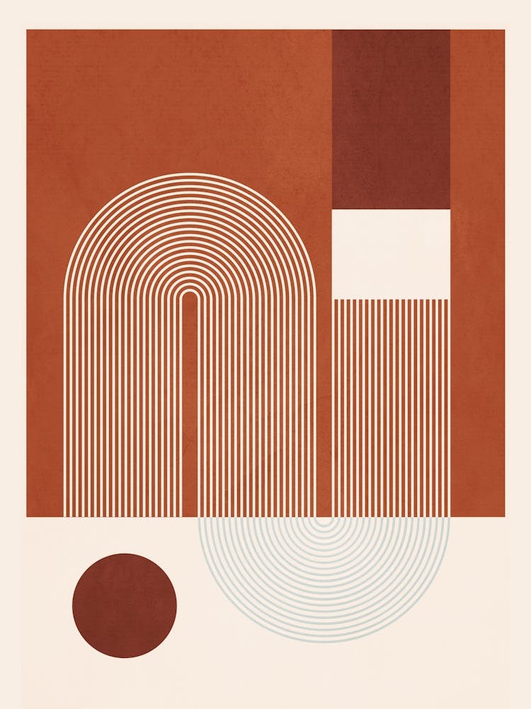 Geometric Abstract 1b Art Print by Gaite – Fy!