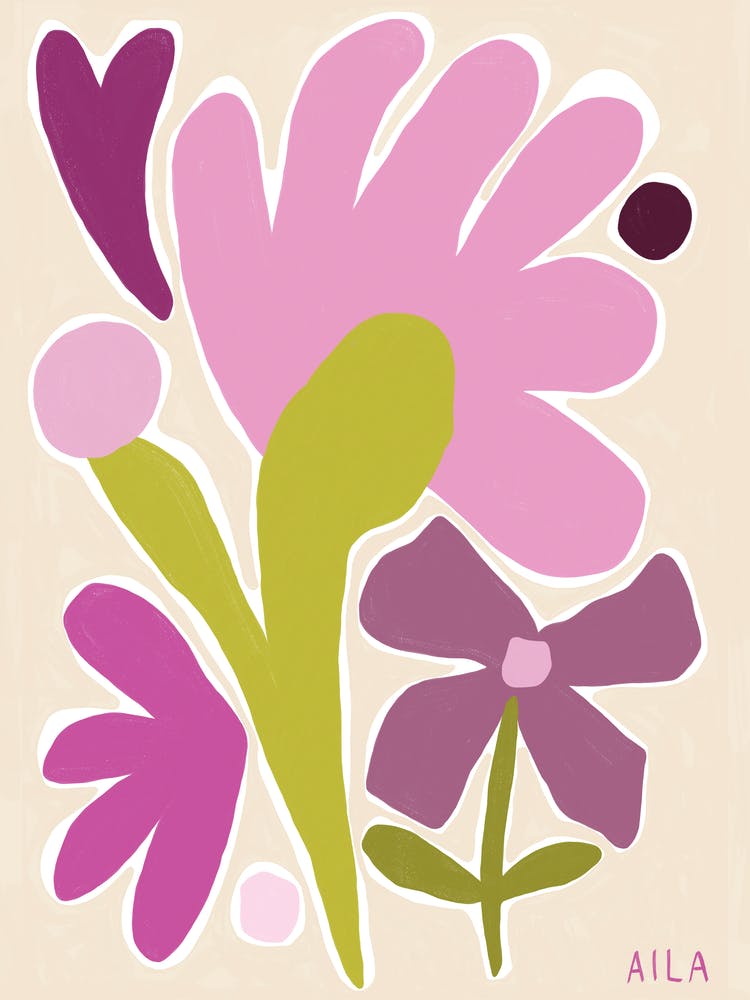 spring blooms Art Print by Aila Designs – Fy!