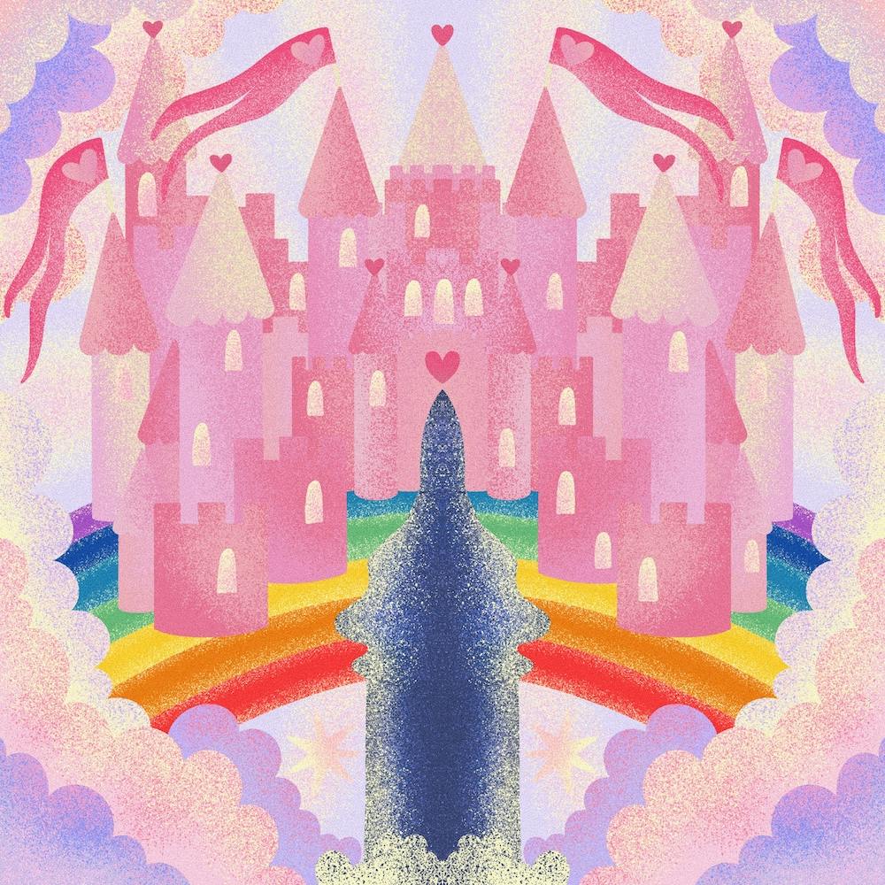 Rainbow Castle Art Print by Caiobric – Fy!