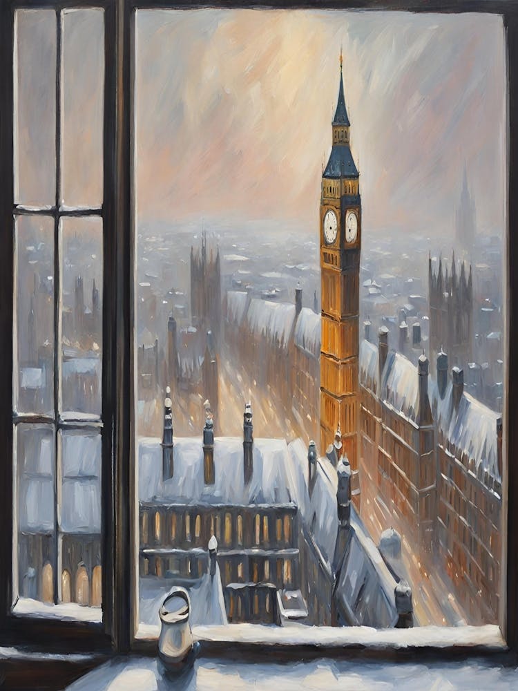 Big Ben From The Window Art Print by botros zaki – Fy!