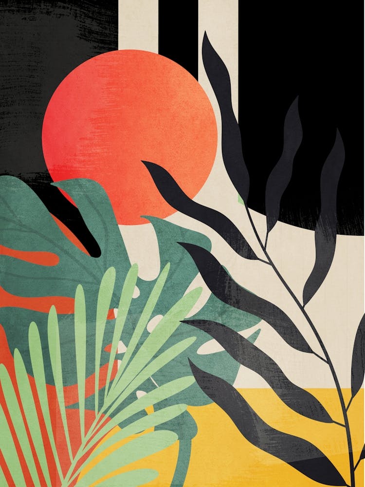 Tropical Geometry 53 Art Print by Gaite – Fy!