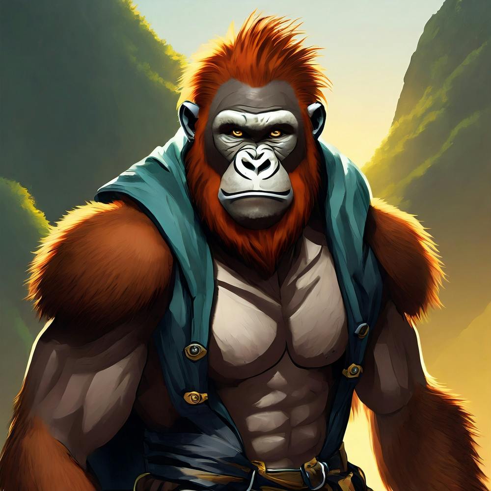 Firefly Alpha Gorrilla Warrior Min Size 1024px X 1024px 32440 Art Print ...