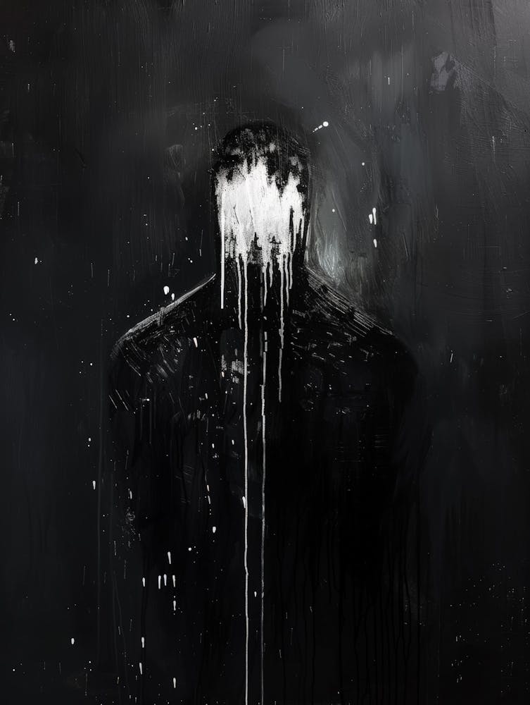Dripping Man 1 Art Print by Moving Clouds Art – Fy!