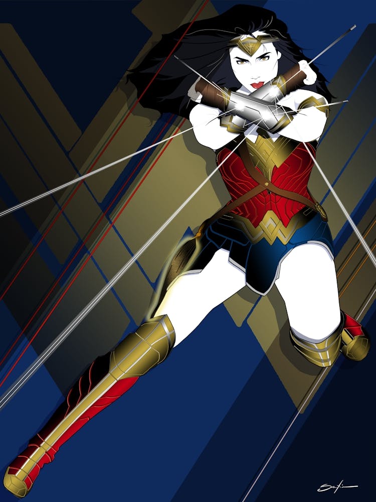 WW 1984 Bullets - Retro 80s Style Art Print by RetroRon – Fy!