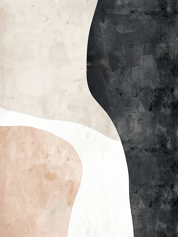 Silhouettes In Balance Minimalist Style Art Print by Bauhaus-Syndicate ...