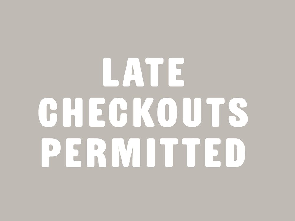 Late Checkouts Permitted Art Print by The Native State – Fy!