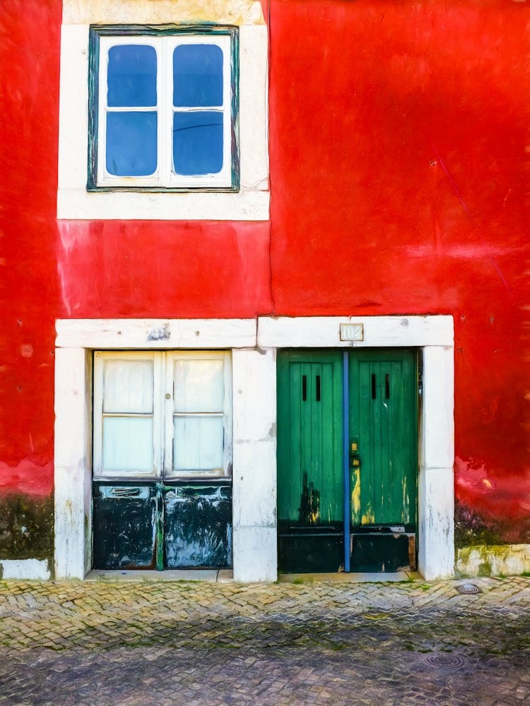 Two Doors One Window Art Print by Paul J Bucknall – Fy!