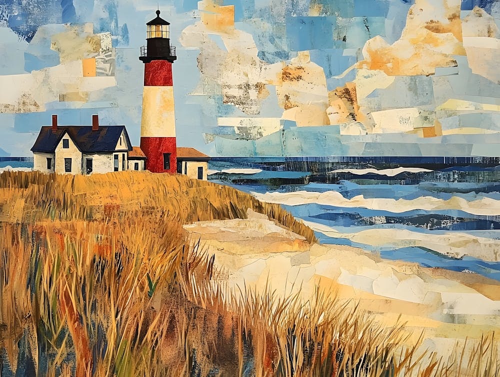 Contemporary Lighthouse 5 Art Print by S.K. Coghlan – Fy!