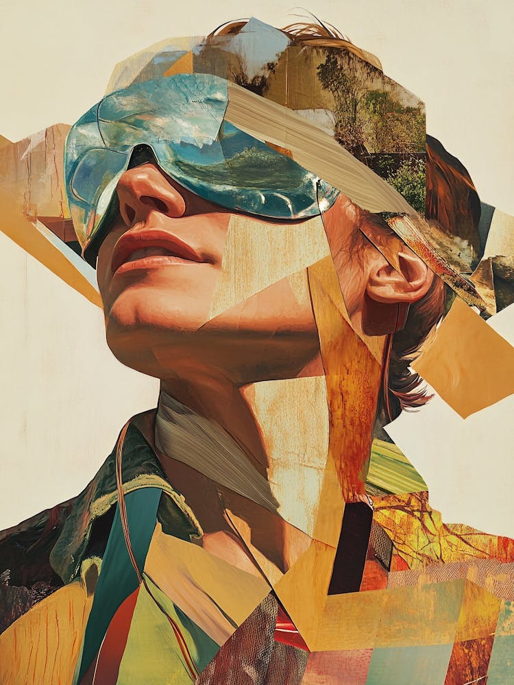 'Loneliness' Collage Art Print by ThatWorksMedia – Fy!