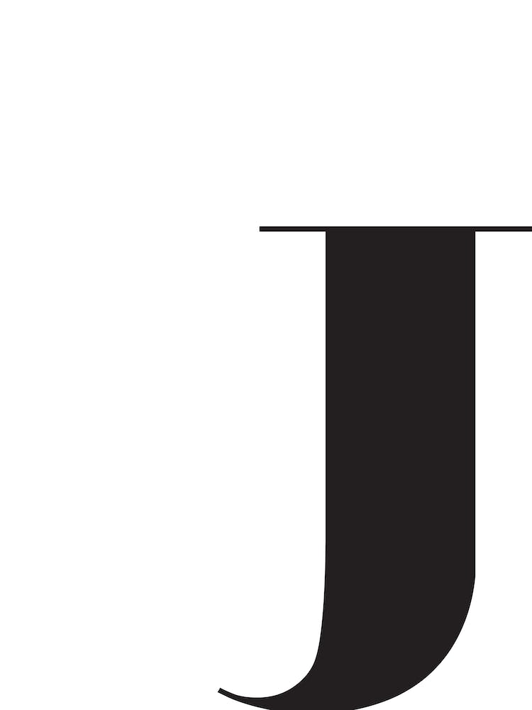 J Initial Art Print by Girl Visual – Fy!
