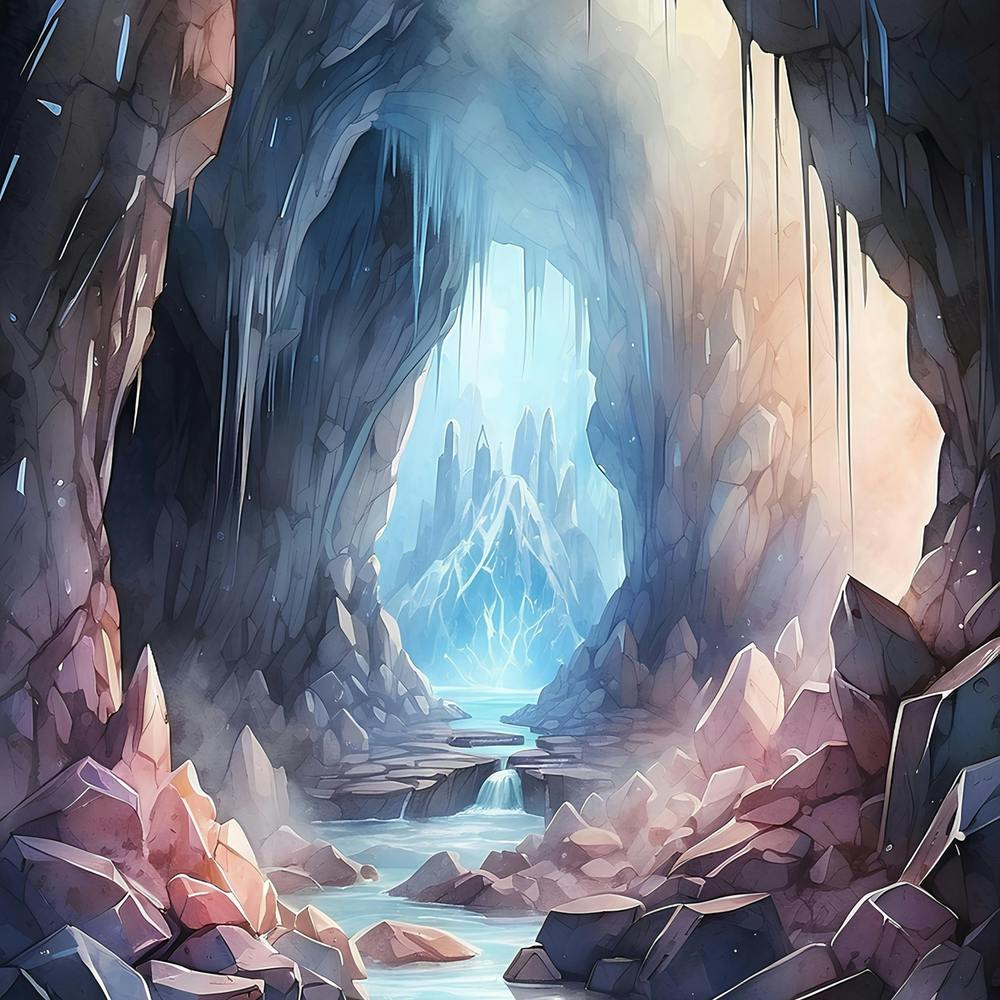 Ice Cave Art Print by fadia – Fy!