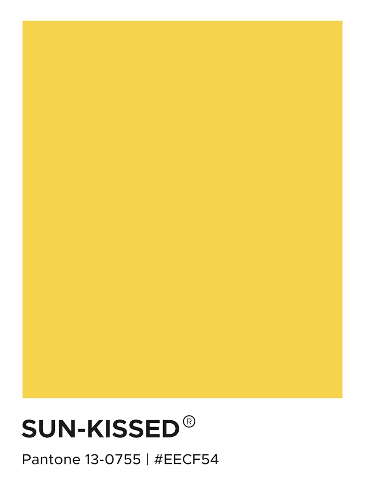 Sun Kissed Pantone, cool, cute, calm, yellow, pantone, swatch, colorful ...