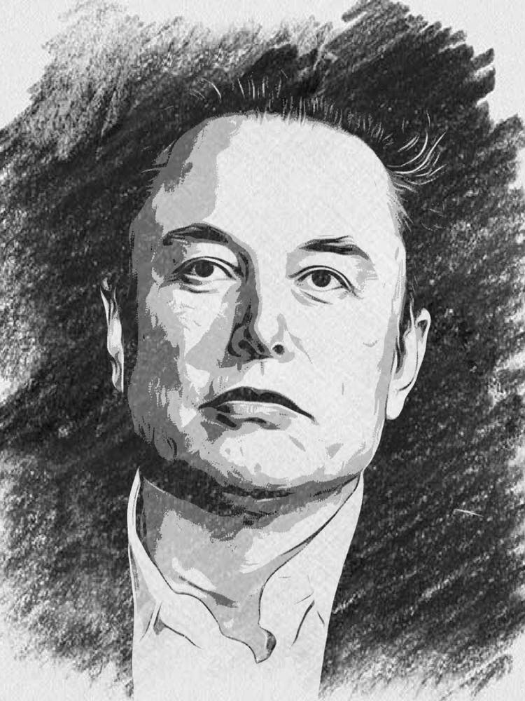Elon Musk Art Print by Plenidgtl – Fy!