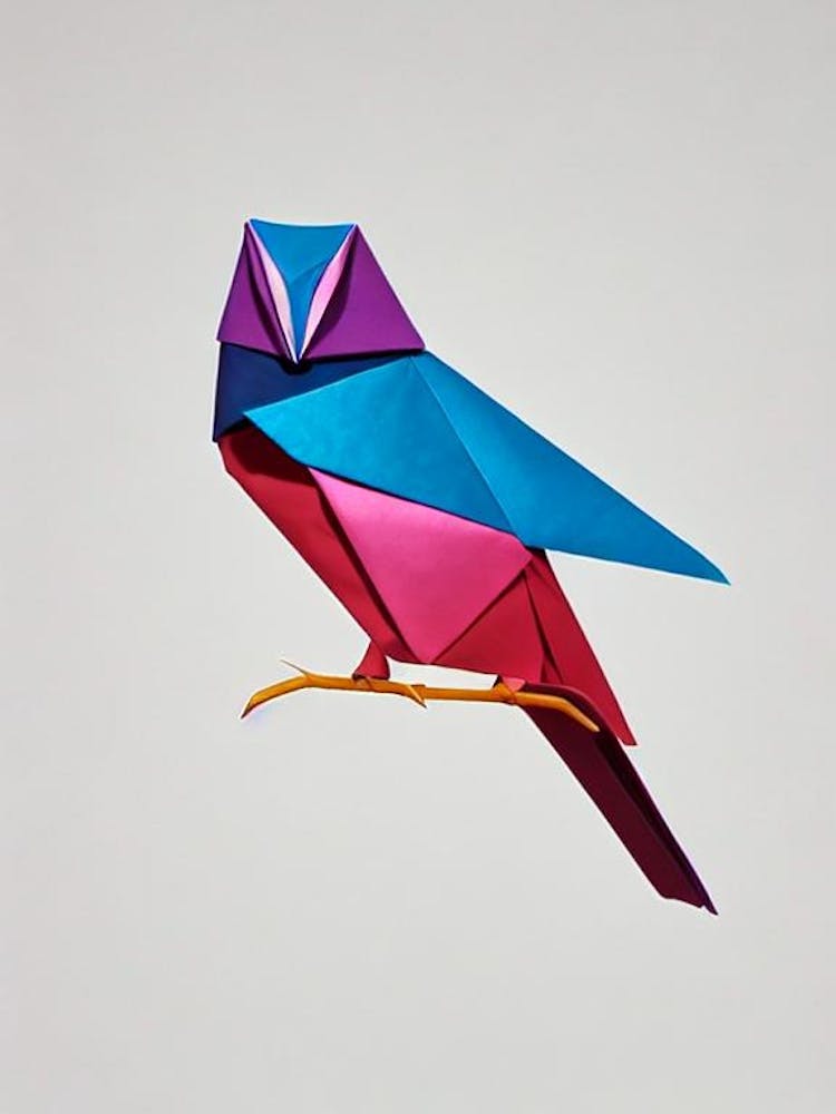 Barn Owl Origami Bird Art Print by Featherline – Fy!