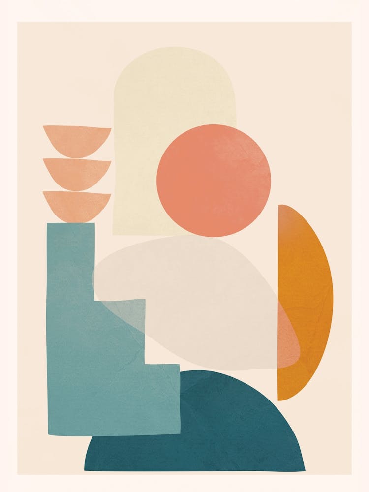 Playful Geometry 06 Art Print by Flow Line – Fy!