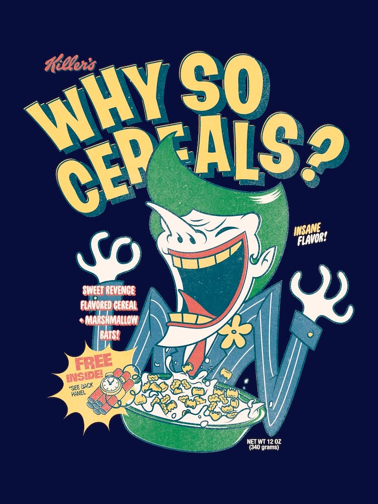 Why So Cereals Art Print by Mathiole – Fy!