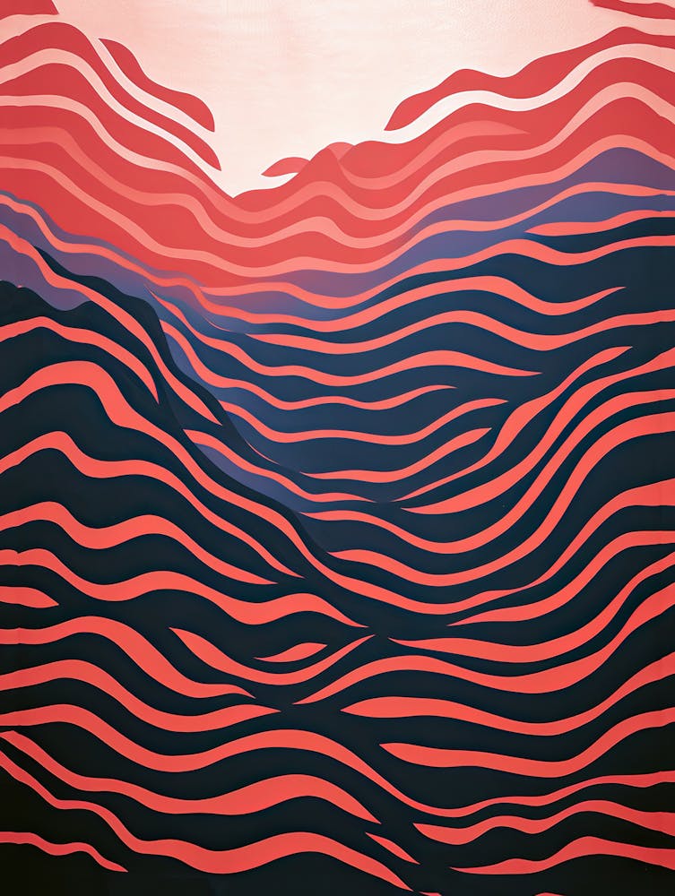 Ebb And Flow - Surreal Organic Patterns Art Print by Fy!