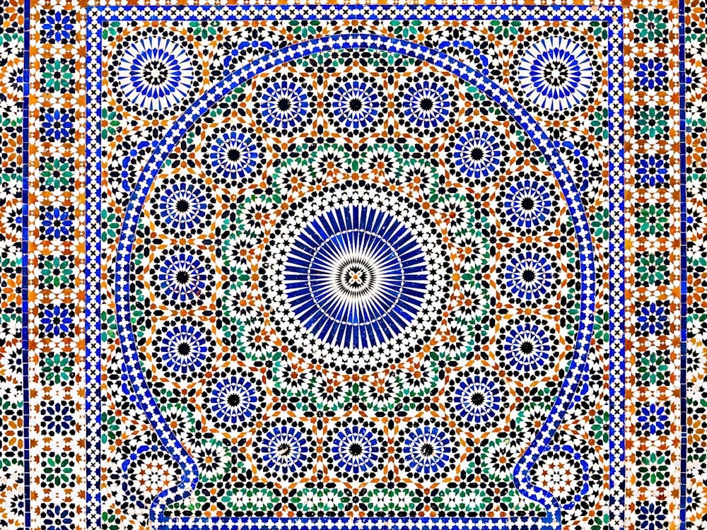 Moroccan Mosaic art zalij Art Print by Hilia – Fy!