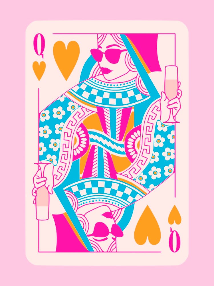 Queen Of Hearts Art Print by StudioAlfi – Fy!