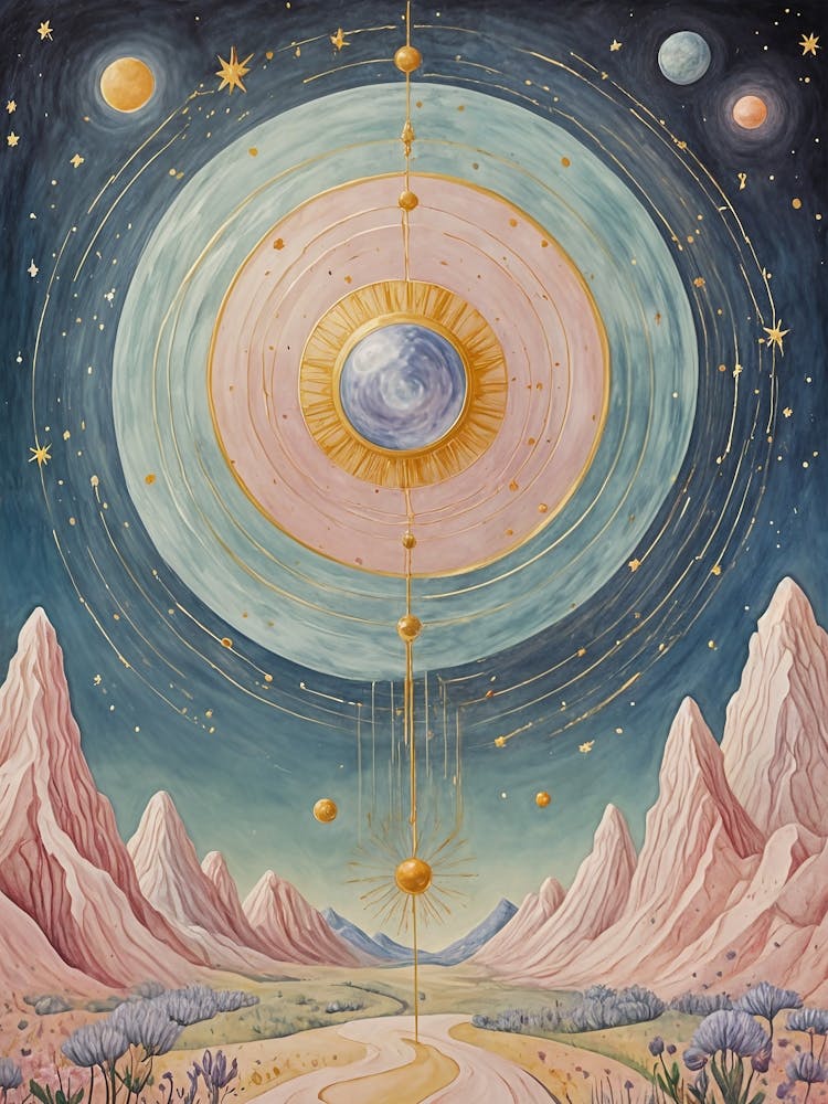 Map Of The Universe Art Print by Daydream Pacific – Fy!